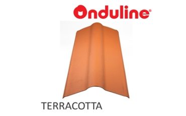 Nok Standard Ridge 100cm X 50cm - Terracotta » Hi Steel