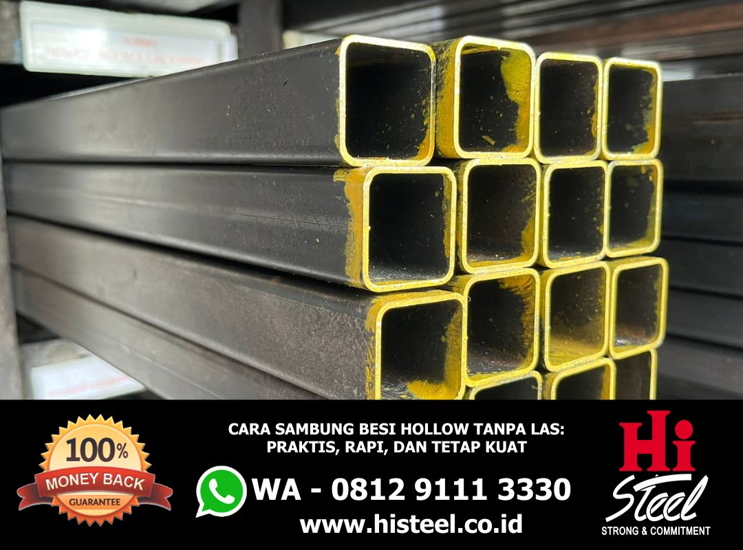 Cara Sambung Besi Hollow Tanpa Las | Mudah & Praktis